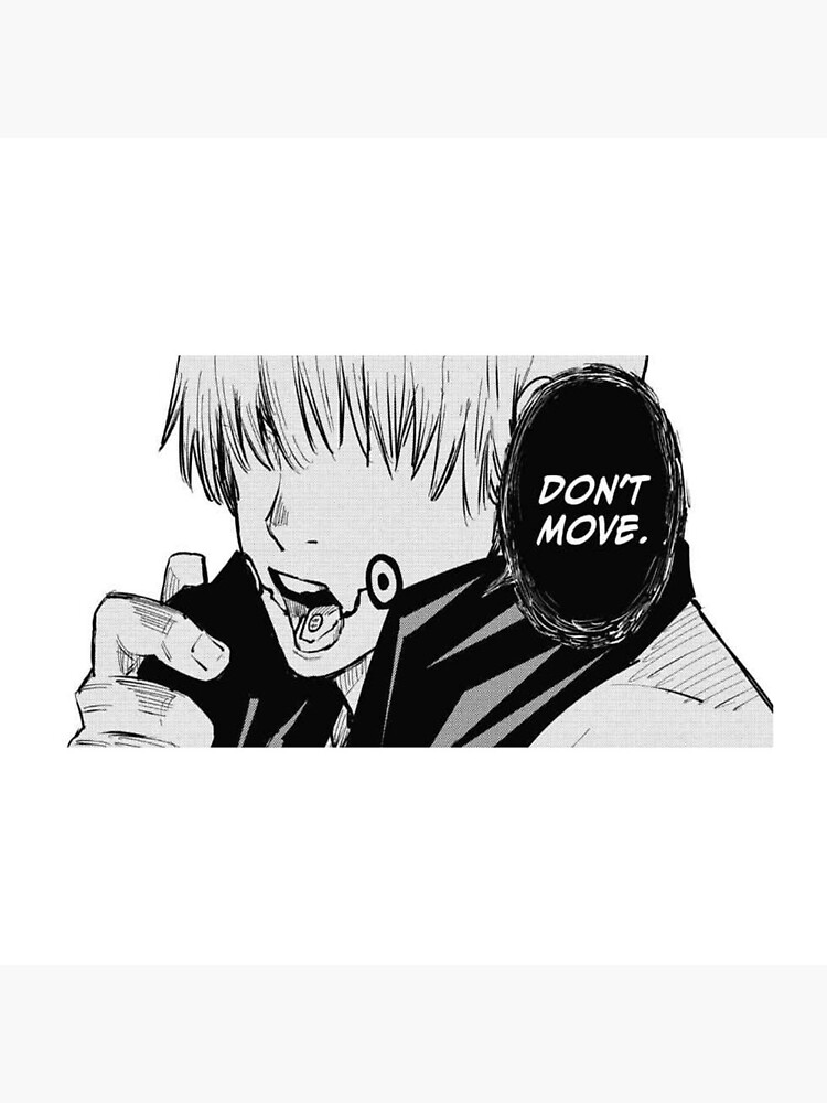 "Inumaki Toge Don't Move Manga Sticker | Jujutsu Kaisen Anime Sticker ...