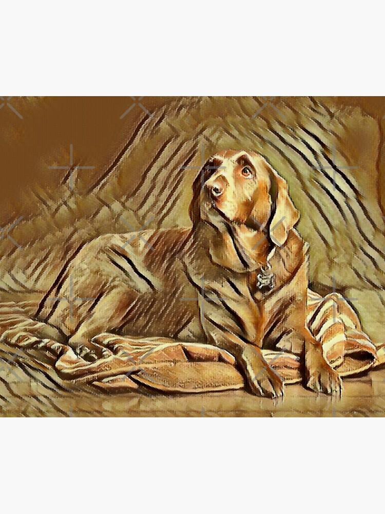 "Leuk Lab Art Painting - Cute Labrador Retriever Dog Fine Art " Poster ...