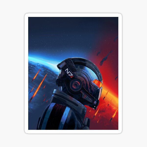 "Mass Effect Legendary Edition" Sticker by salgadokaren | Redbubble