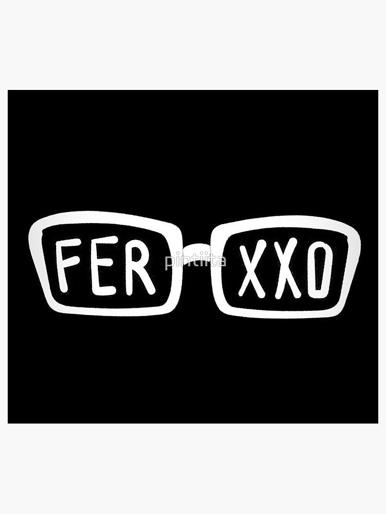 Pegatina «Logo gafas del Ferxxo» de pintiita | Redbubble