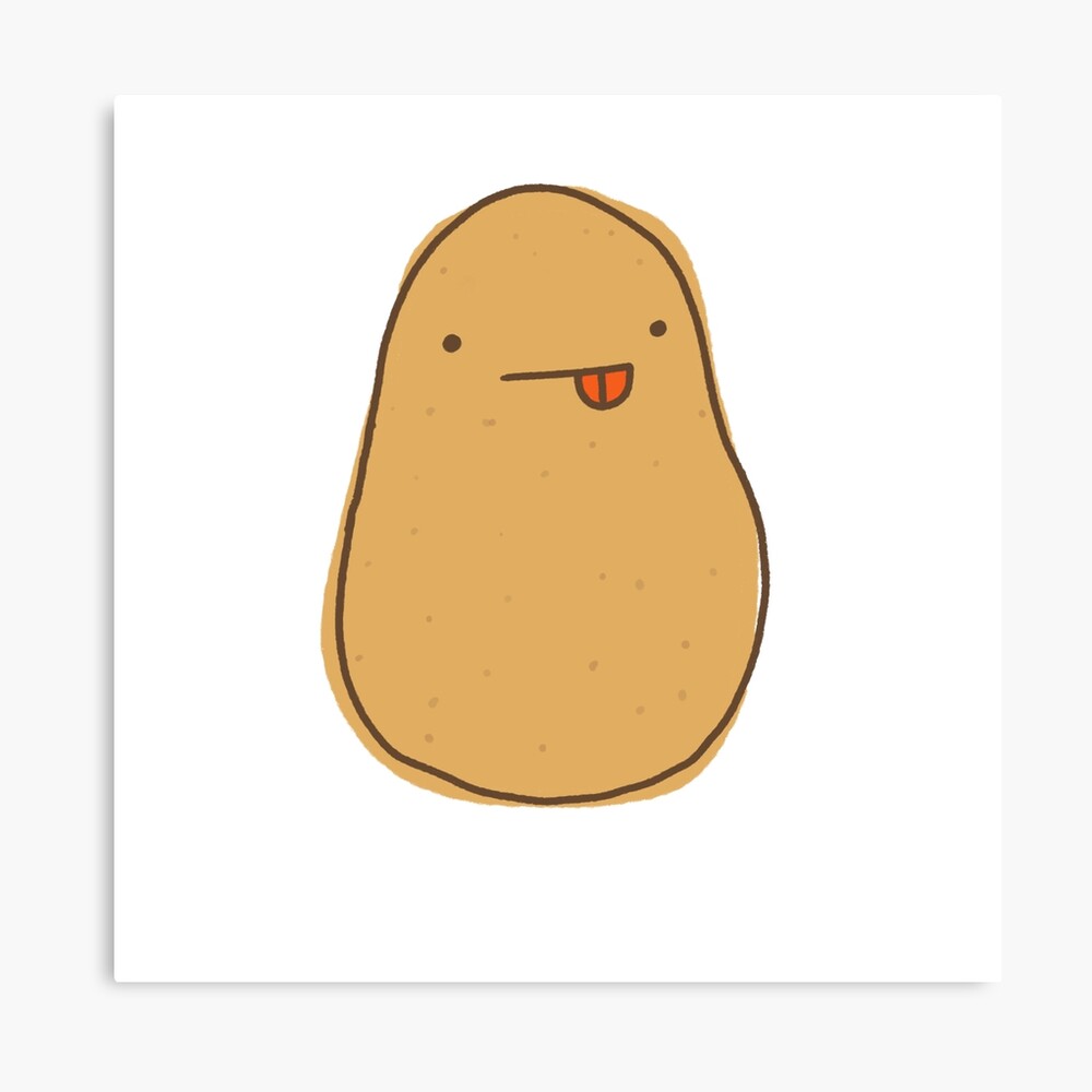 Derpy Potato Cartoon