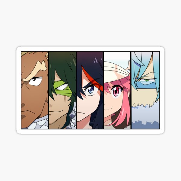 "Kill la Kill (anime)" Sticker by Clienter-Team | Redbubble