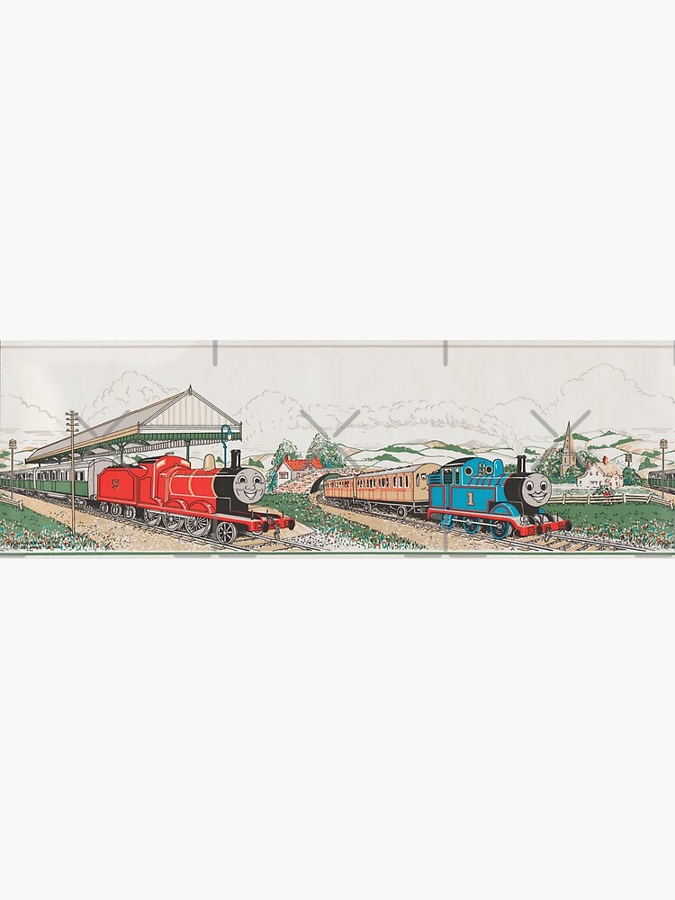 "Vintage Thomas and James Seamless Pattern (Thomas the Tank Engine ...