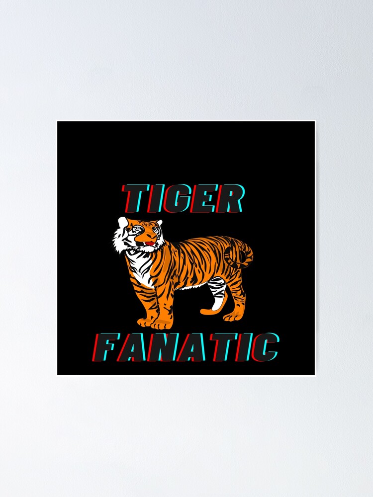 "Syberian tiger fanatic" Poster for Sale by Zaradny | Redbubble