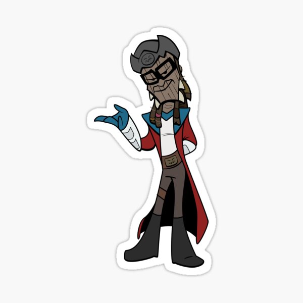 "Hondo Ohnaka" Sticker for Sale by SillyNate | Redbubble