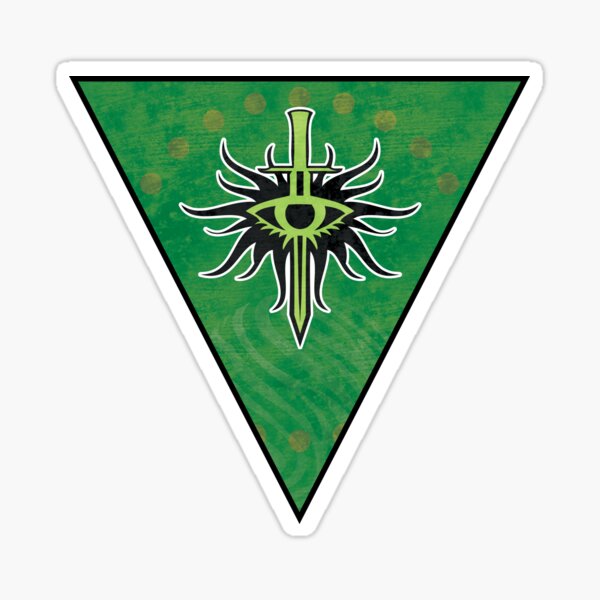 "Inquisition Pennant Banner 1 - Dragon Age Art" Sticker by YTBooks ...