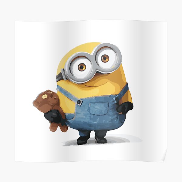 "bob the minion" Poster for Sale by WenyHutGenerals | Redbubble