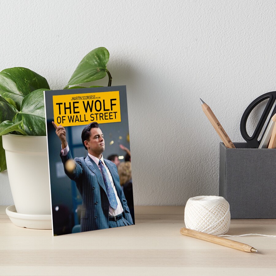 "The Wolf of Wall Street movie" Art Board Print by Genlon | Redbubble