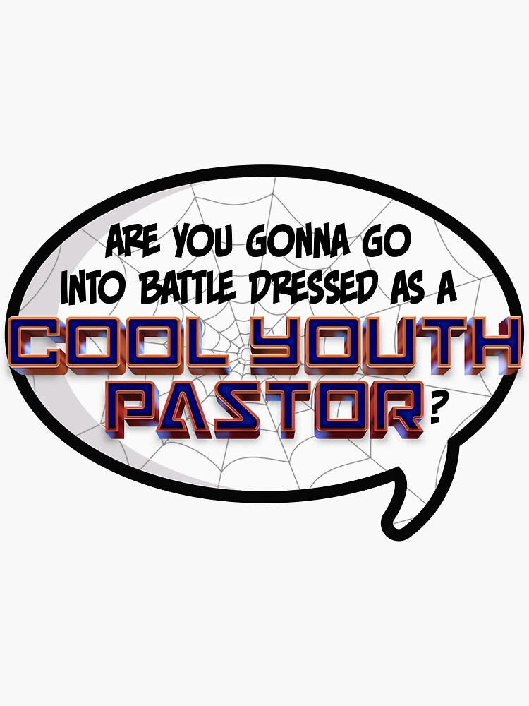 "Cool Youth Pastor" Sticker by tuffacton | Redbubble