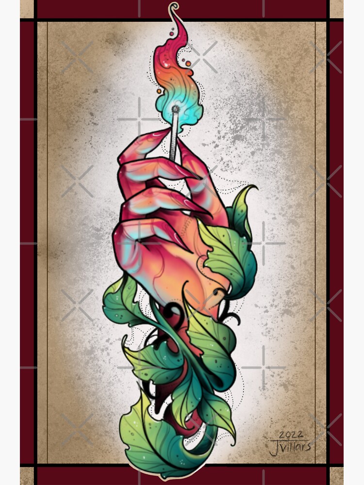 "Illuminate" Sticker by Studio85tattoo | Redbubble