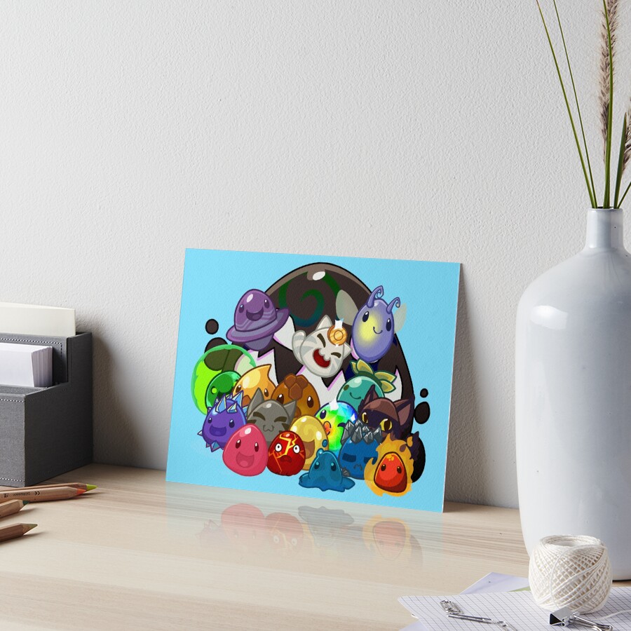 "Slime Rancher All Characters 1" Art Board Print by ChibiAnime1 | Redbubble