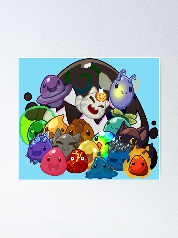 Poster « Slime Rancher Tous les personnages 1 », par ChibiAnime1 ...