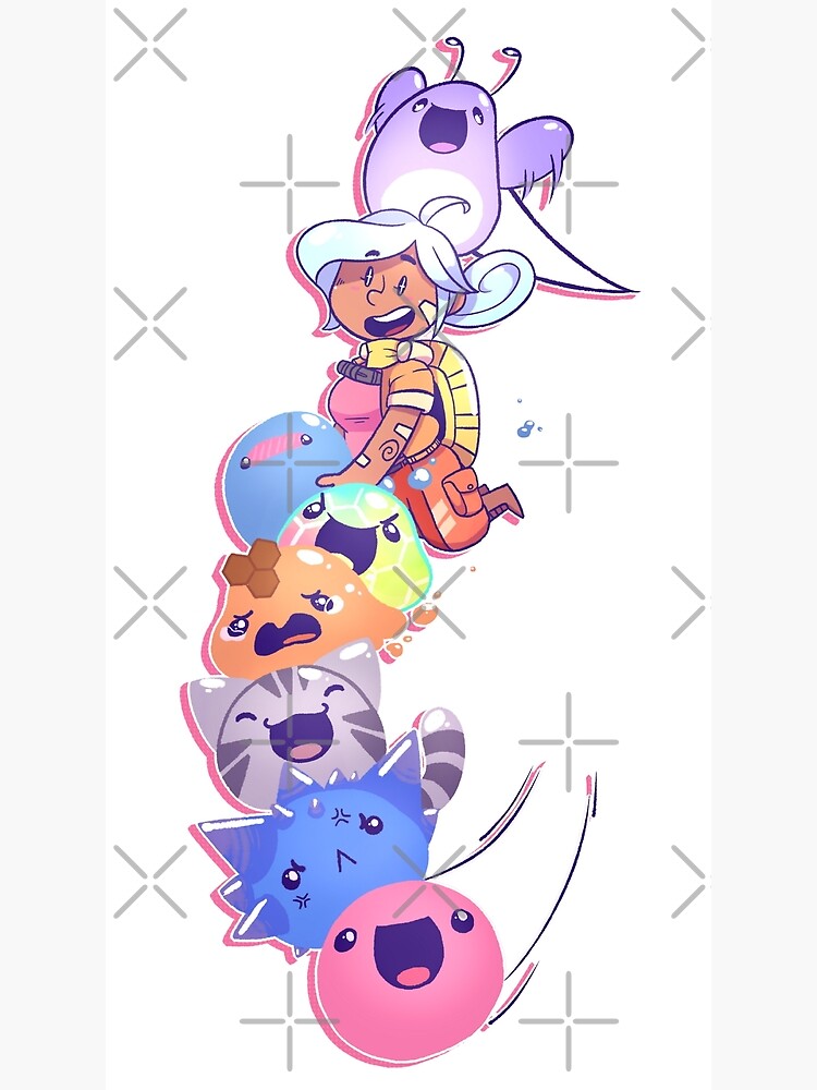 "Slime Rancher All Characters 5" Poster for Sale by ChibiAnime1 | Redbubble
