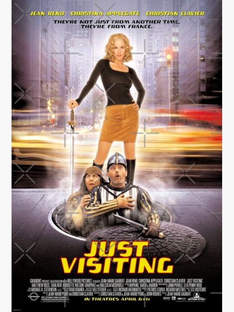 "Just Visiting Movie 2001" Sticker for Sale by BookishAgnese | Redbubble