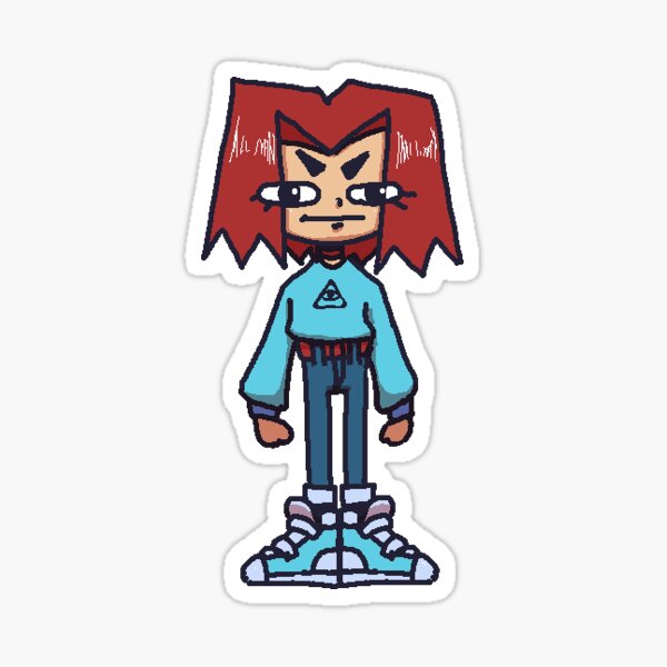 "Mia" Sticker for Sale by somekilljoy | Redbubble