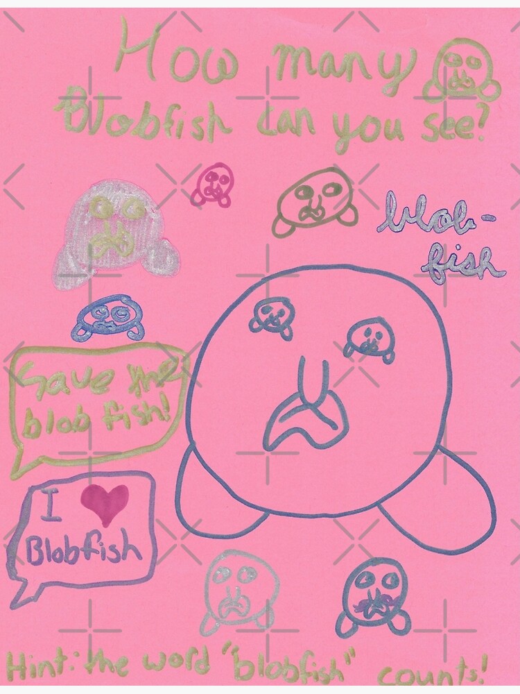 "How many blobfish can you see?" Poster for Sale by Aye-Aye-Captain ...