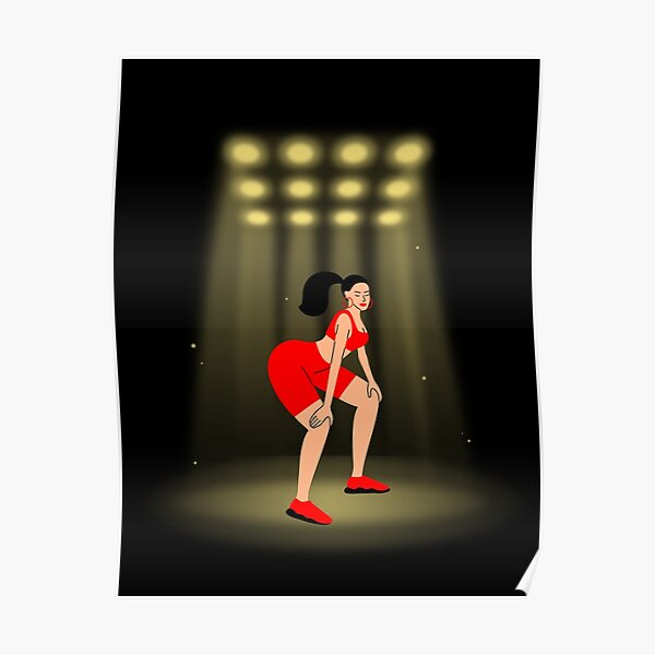 Twerk Here Twerk Team Twerk Queen Twerk For Women Poster By Design Park Redbubble