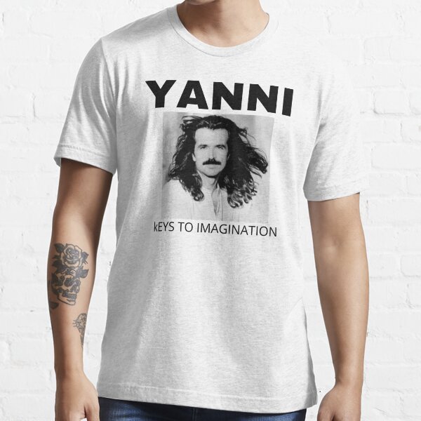 "Yanni mustache GOD" T-shirt for Sale by alex3162010 | Redbubble ...