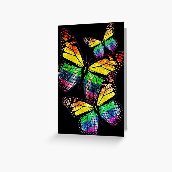 "Monarch Butterflies & Gay Pride Rainbow Flag LGBT Awareness LGBTQ Gay ...
