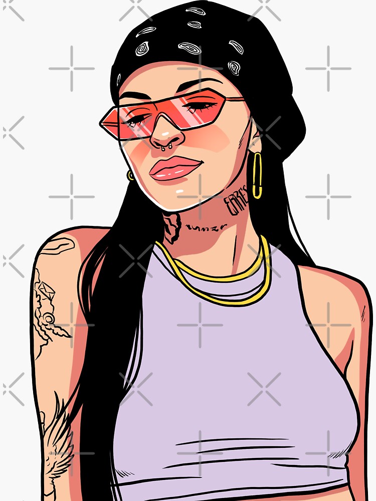 "Cazzu" Sticker for Sale by Liomal | Redbubble