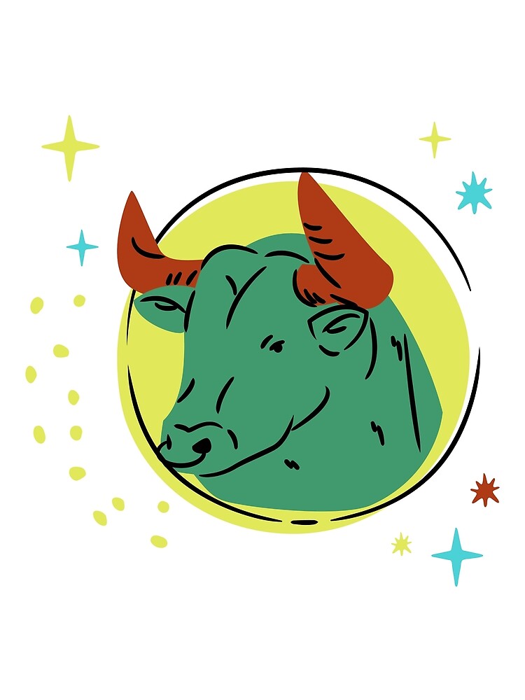 Lámina fotográfica «El signo zodiacal Tauro - el símbolo del toro» de ...