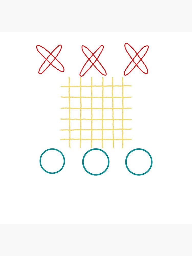 "XO game classic black and white design" Poster for Sale by ...