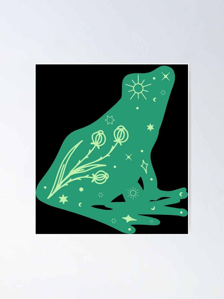 "Celestial Frog, galaxy frogs, astronomical frog" Poster for Sale by ...