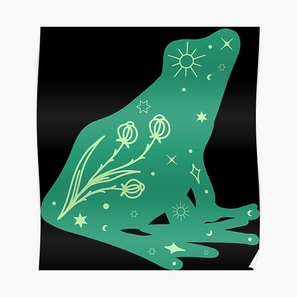 "Celestial Frog, galaxy frogs, astronomical frog" Poster for Sale by ...
