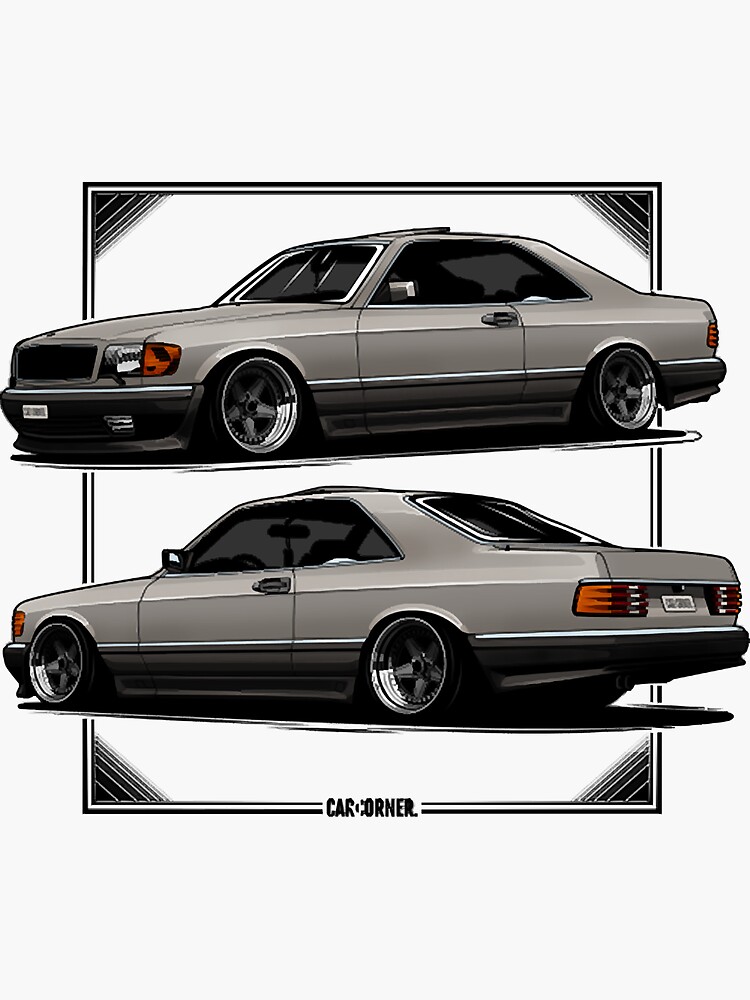 "Mercedes Benz AMG SEC500 - CarCorner " Sticker by LukePar8287429 ...