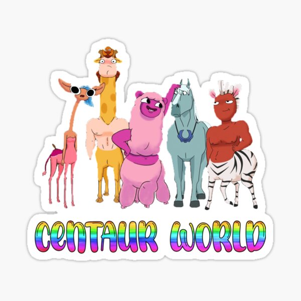 "centaurworld animated cartoon comedy Classic T-Shirt" Sticker by ...