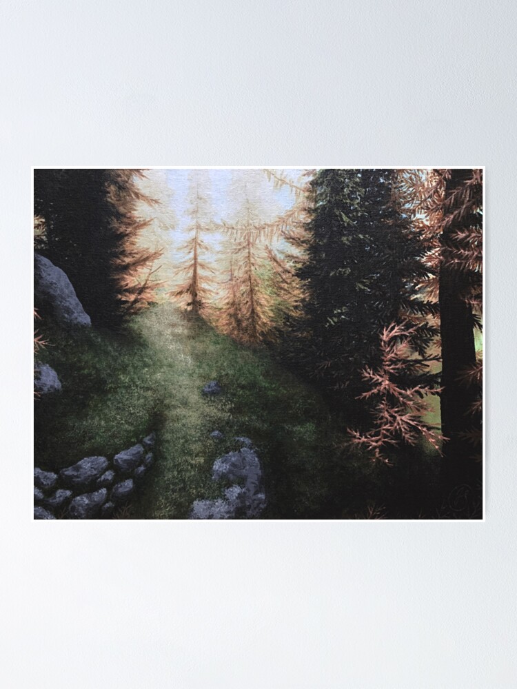 "Path into the Light" Poster for Sale by singewyvern | Redbubble