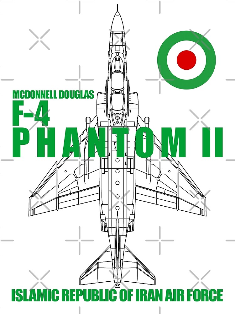 "F-4 Phantom II Iranian Air Force - IRIAF" Art Print for Sale by ...