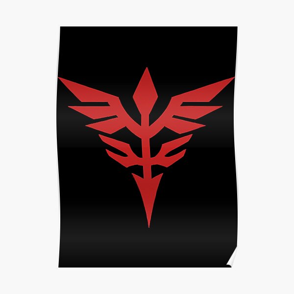 "Neo Zeon Logo " Poster for Sale by Melissa6092040 | Redbubble