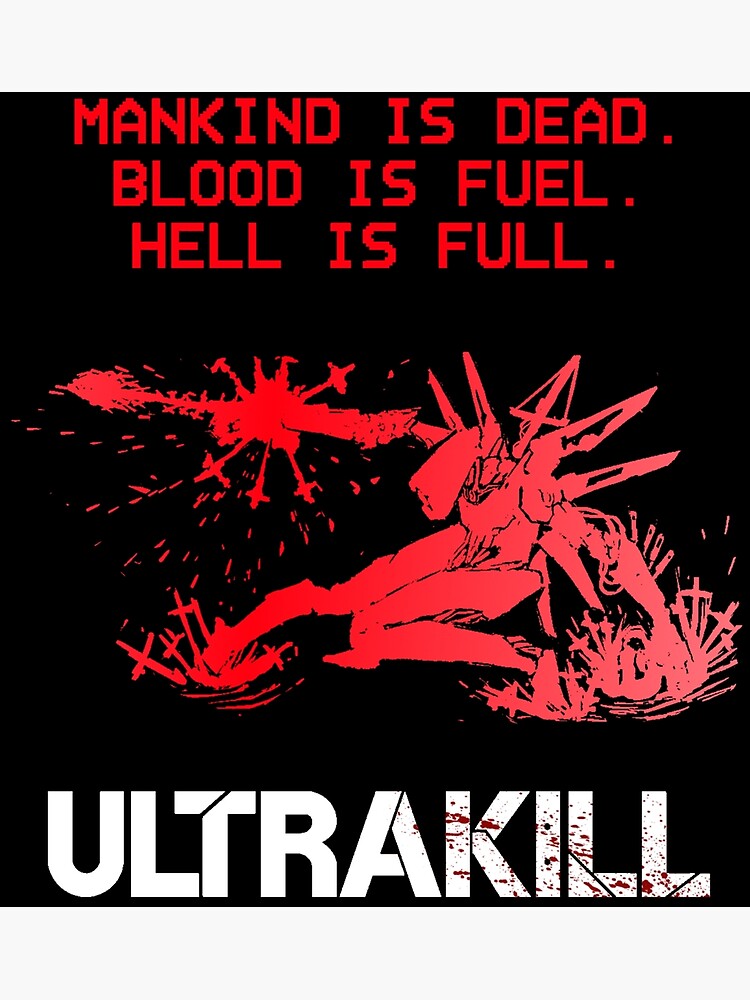 "ULTRAKILL" Poster for Sale by CarissaTillman | Redbubble