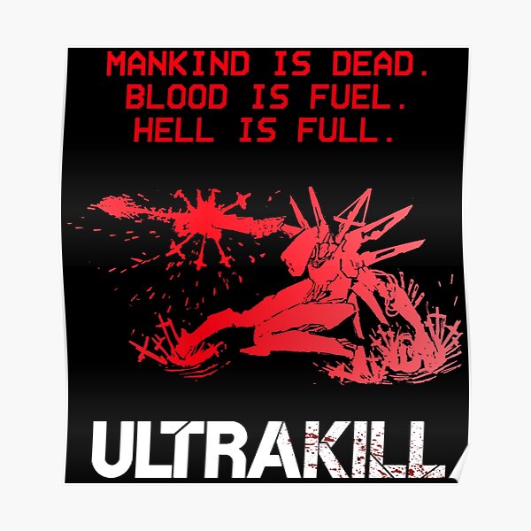 "ULTRAKILL" Poster for Sale by CarissaTillman | Redbubble