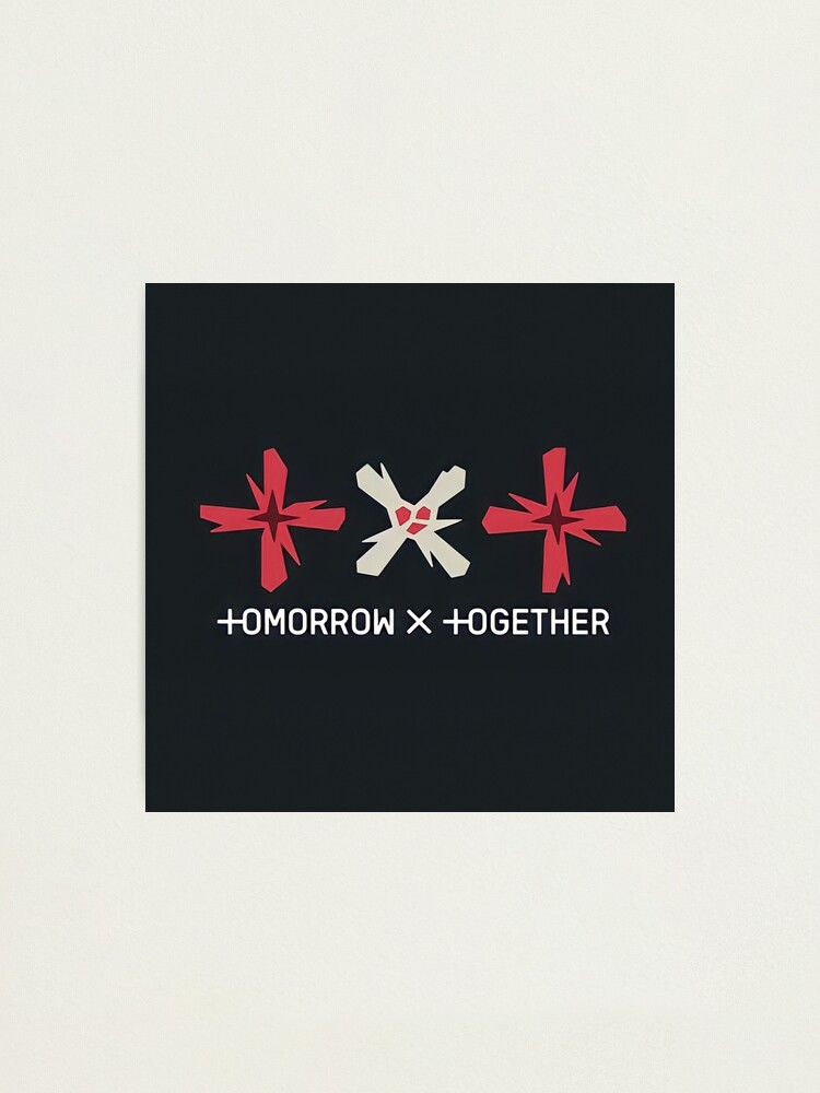 "TXT Logo Comeback" Photographic Print for Sale by KpopOD | Redbubble
