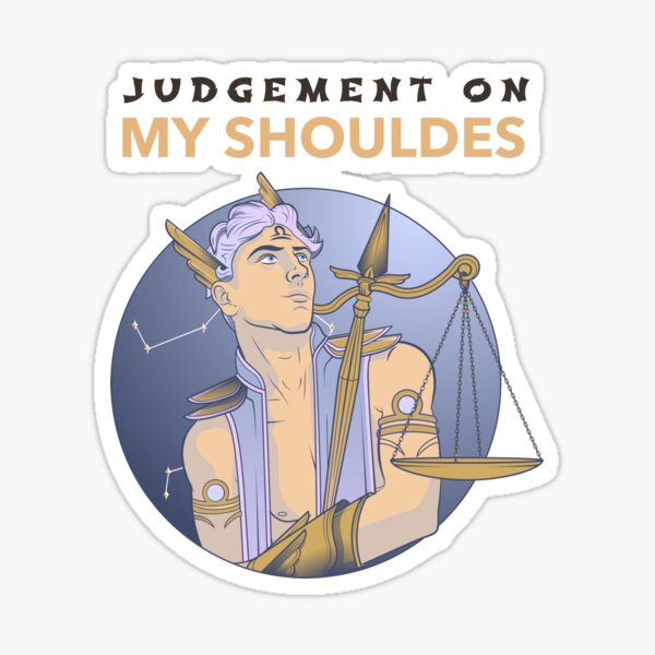 "judge" Sticker by quorho | Redbubble