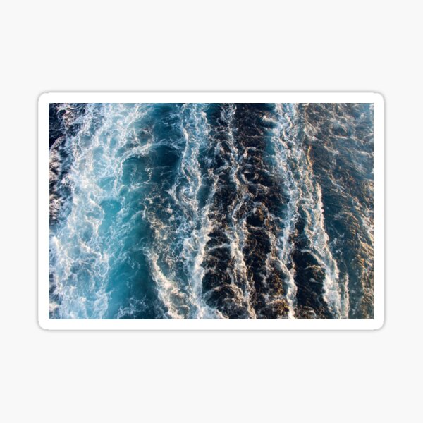 "Blue ocean" Sticker by JingTheMagician | Redbubble