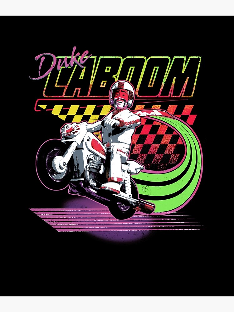 "Cartoon 4 Duke Caboom Neon" Poster for Sale by DaighRoderica | Redbubble