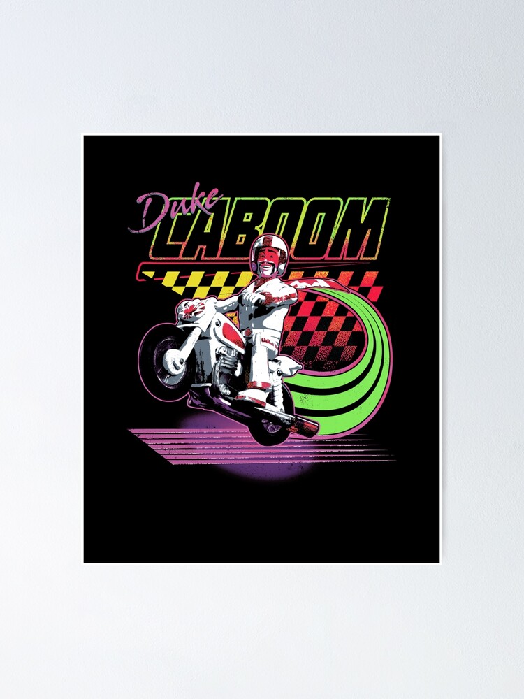 "Cartoon 4 Duke Caboom Neon" Poster for Sale by DaighRoderica | Redbubble