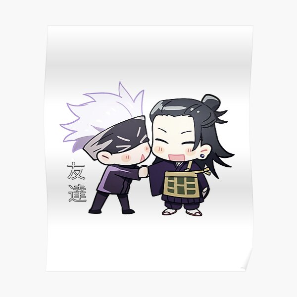 "Geto and Gojo, Chibi, Mini Jujutsu Kaisen, Japanese Anime, geto suguru ...