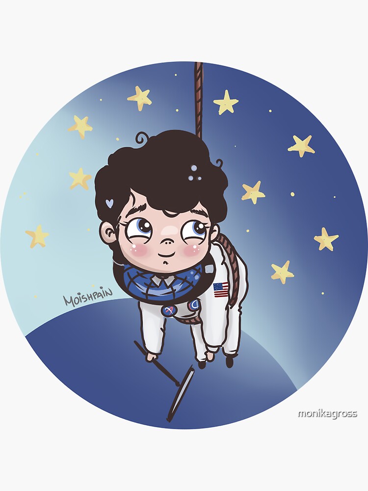 "smol Adam" Sticker by monikagross | Redbubble