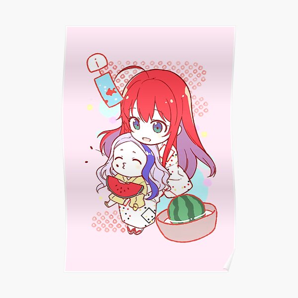 "Hataraku Maou Sama The Devil Is A Part Timer Sticker" Poster by ...