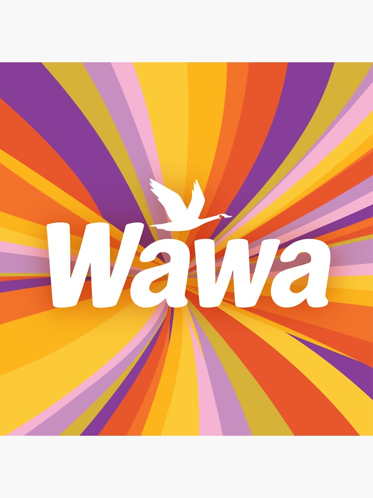 "WAWA COMPANY" Sticker by HannaDickens | Redbubble