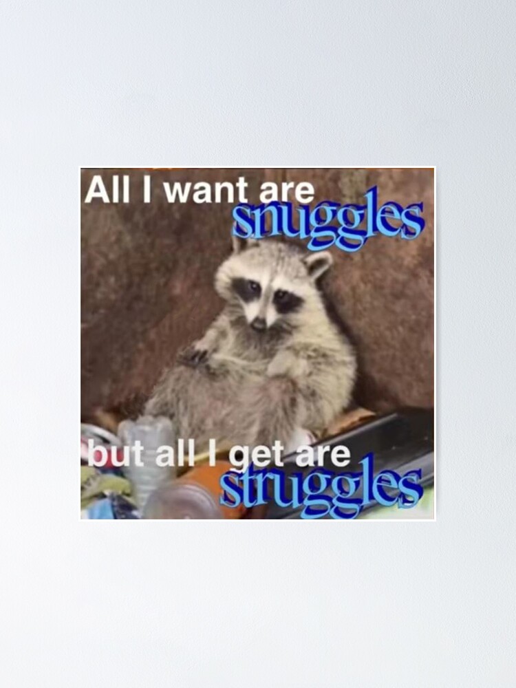 "Inspirational Trash Panda Part III" Poster for Sale by StrangerBlings ...