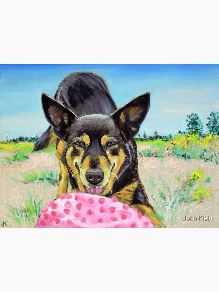 "Mishca" Sticker by johnkleinartist | Redbubble