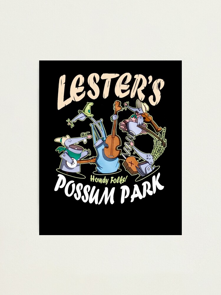 "Cartoon-A-Goofy-Movie-Lester's-Possum-Park-T-Shirt-Navy" Photographic ...