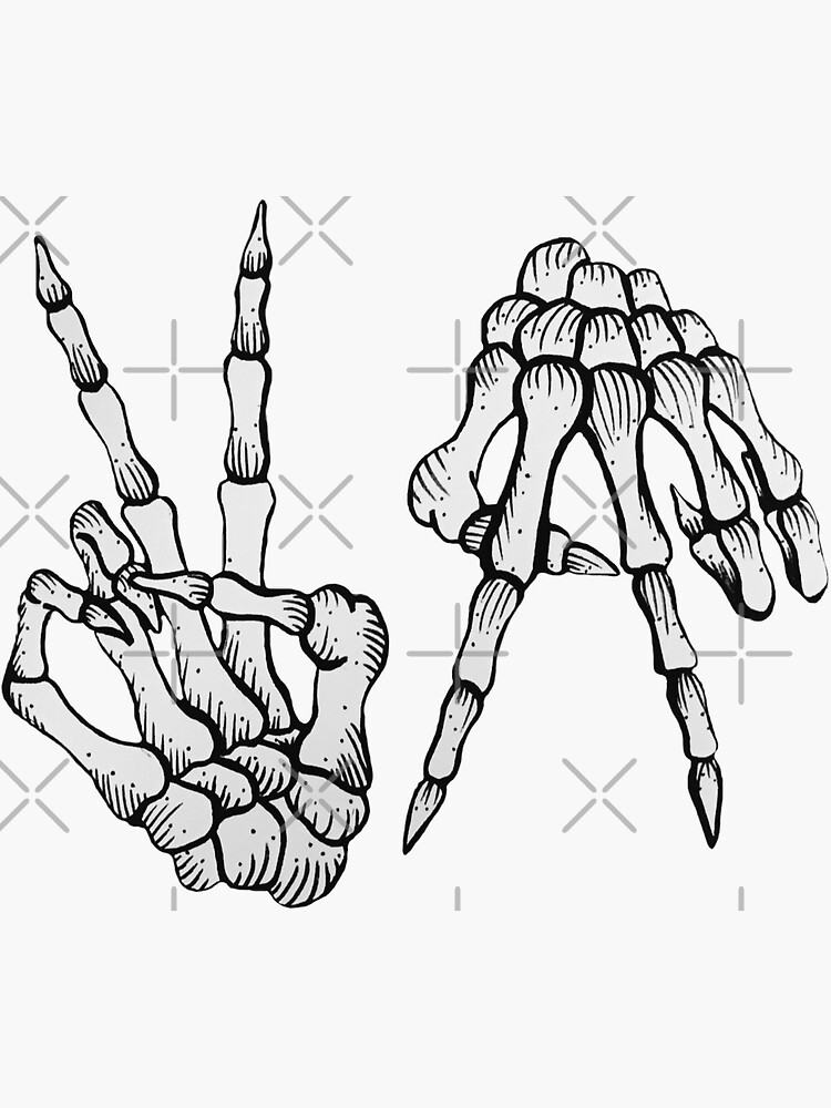 "VA Rep Skeleton " Sticker by TheRiZart | Redbubble