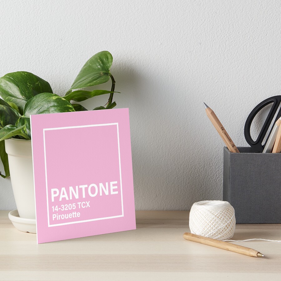 "pantone 14-3205 TCX Pirouette" Art Board Print by princessmi-com ...