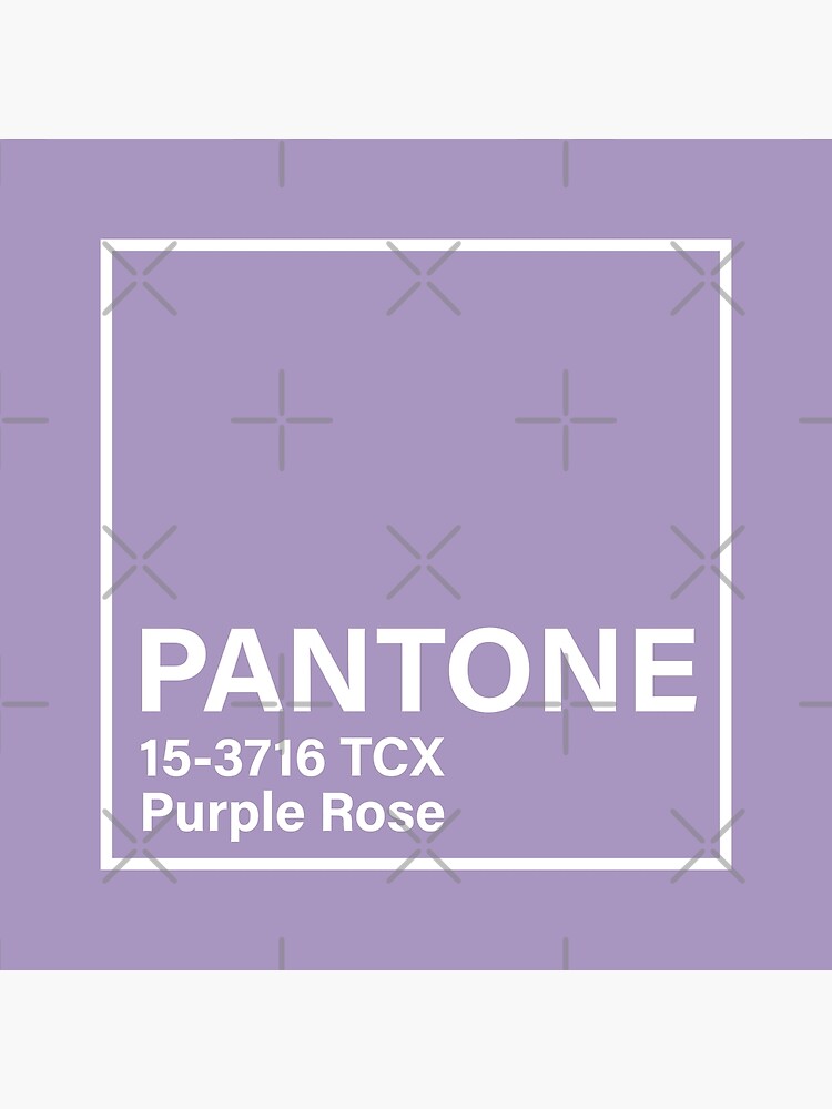 "pantone 15-3716 TCX Purple Rose" Poster for Sale by princessmi-com ...